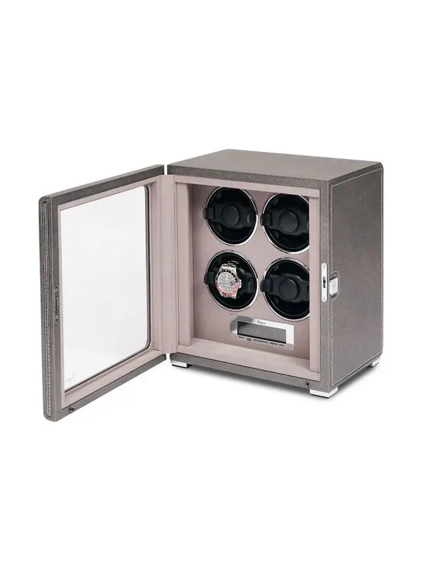 RAPPORT LONDON Quantum Quad Watch Winder - Silver