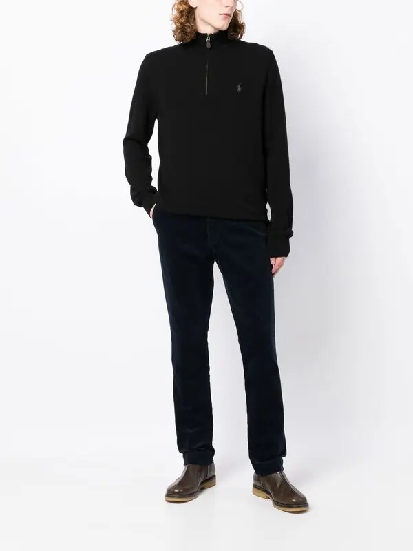 Polo Ralph Lauren Polo Pony Half-zip Jumper - Black