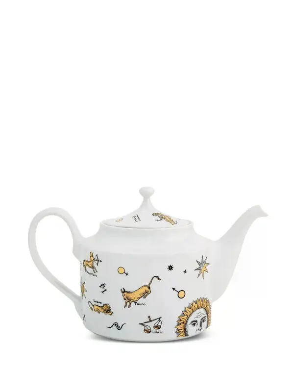 FORNASETTI Astronomici Teapot - White