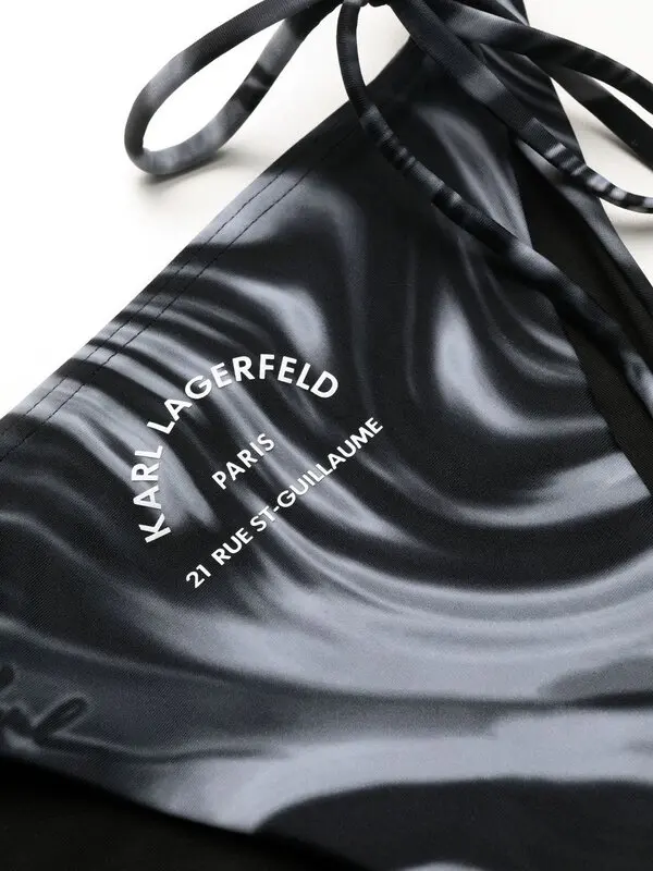 Karl Lagerfeld String Bikini Bottoms