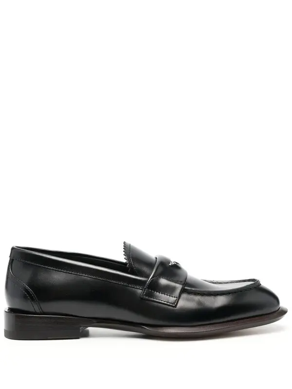 Alexander McQueen Coin-embellished Penny Loafers