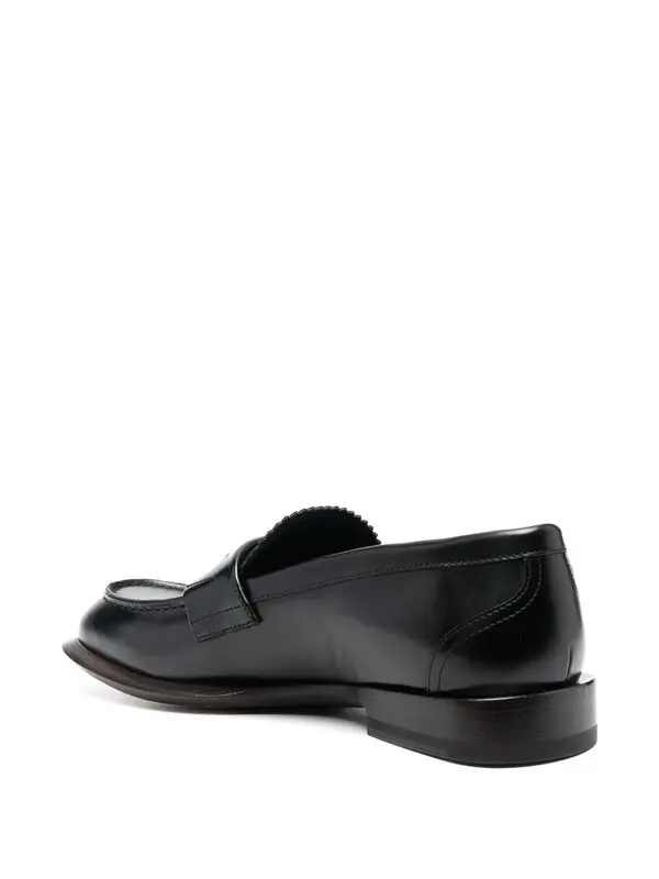 Alexander McQueen Coin-embellished Penny Loafers
