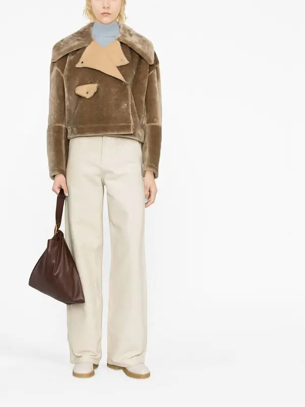 Nanushka Faux-fur Biker Jacket