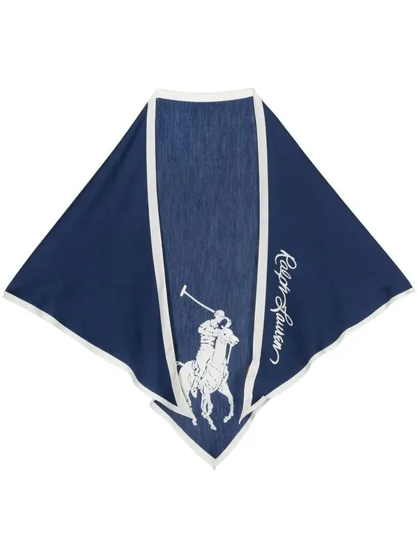 Ralph Lauren Polo Pony Triangle Scarf