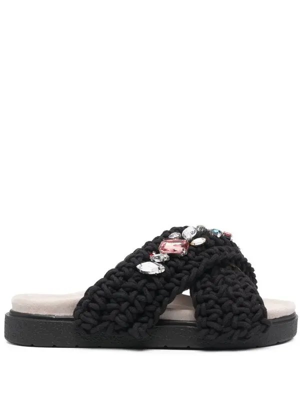 Inuikii 25mm Knitted-strap Sandals