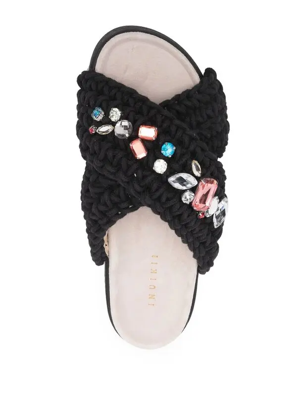 Inuikii 25mm Knitted-strap Sandals