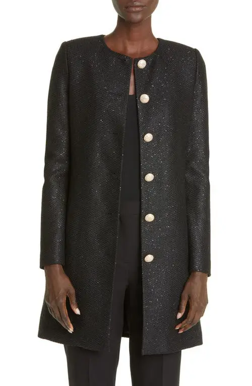 St. John Sequin Embellished Jacket