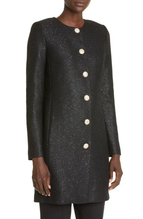 St. John Sequin Embellished Jacket