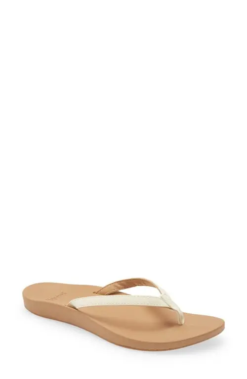 Sanuk Cosmic Yoga Joy Flip Flop - White