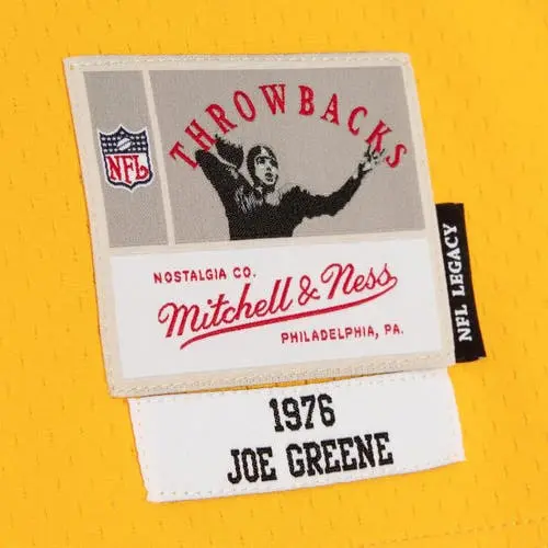 Mitchell & Ness Joe Greene 1976 Pittsburgh Steelers Split Legacy Replica Jersey