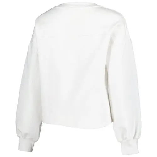 LUSSO Brooklyn Nets Lola Ball And Chain Pullover Sweatshirt