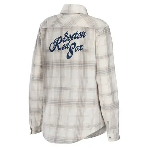 WEAR BY ERIN ANDREWS Flannel Button-up Shirt