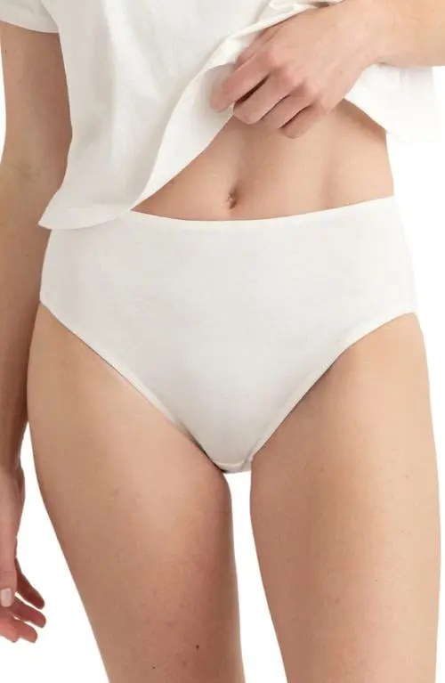 KENT 2-pack Compostable Organic Cotton High Waist Briefs - White