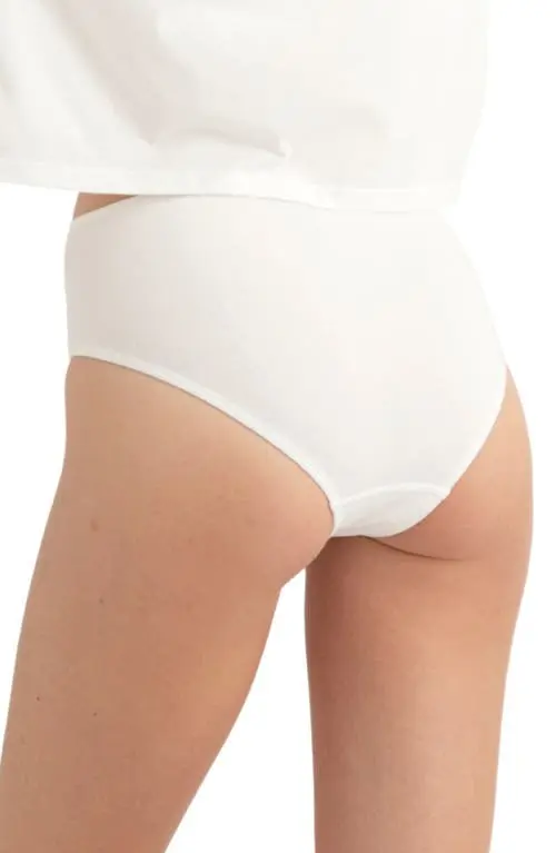 KENT 2-pack Compostable Organic Cotton High Waist Briefs - White