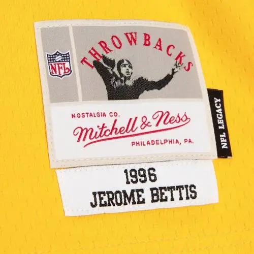 Mitchell & Ness Jerome Bettis /gold Pittsburgh Steelers 1996 Split Legacy Replica Jersey