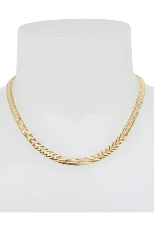 ALLSAINTS Flat Link Collar Necklace - Gold