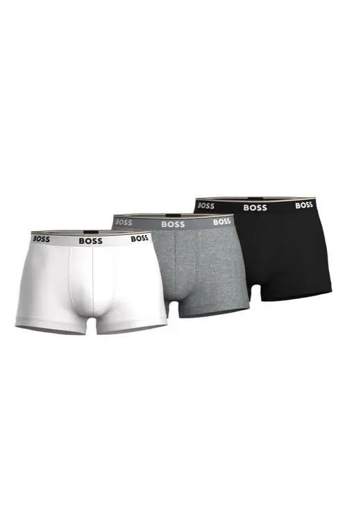 BOSS 3-pack Power Stretch Cotton Trunks - Assorted Pre-pack