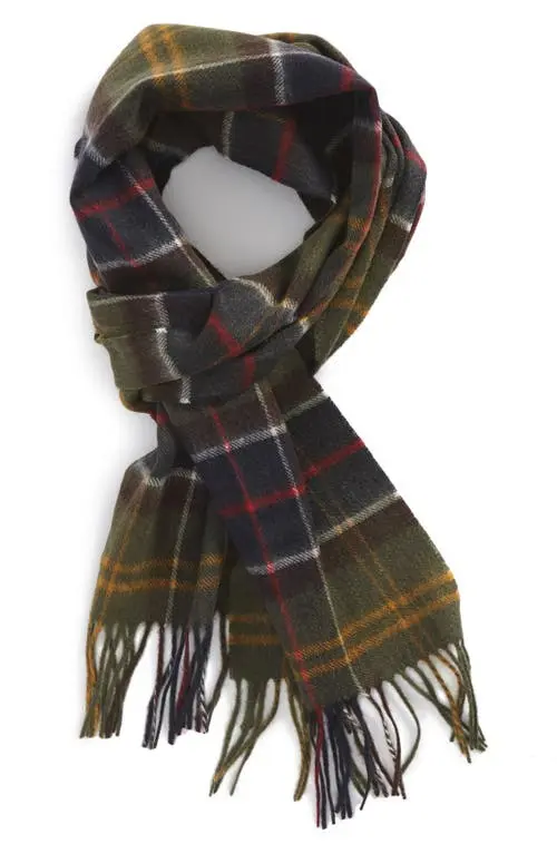 Barbour Wool & Cashmere Scarf - Green