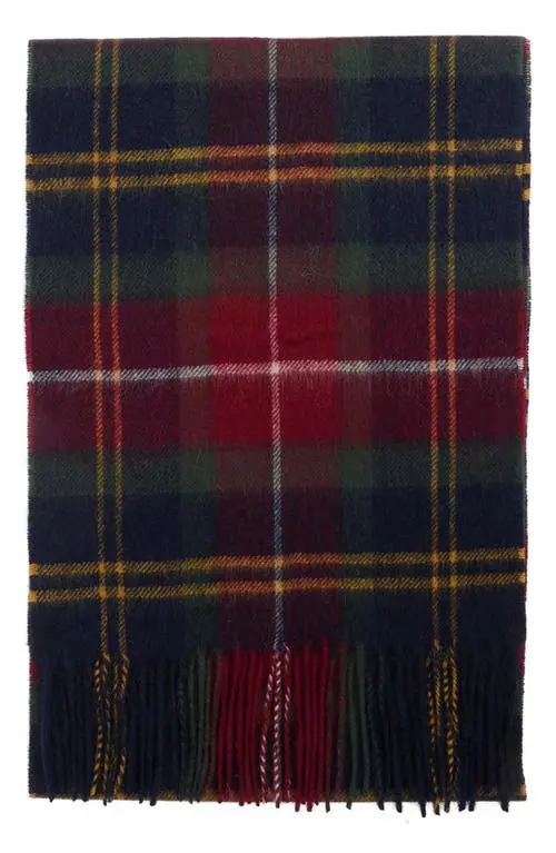 Barbour Wool & Cashmere Scarf - Winterberry Tartan