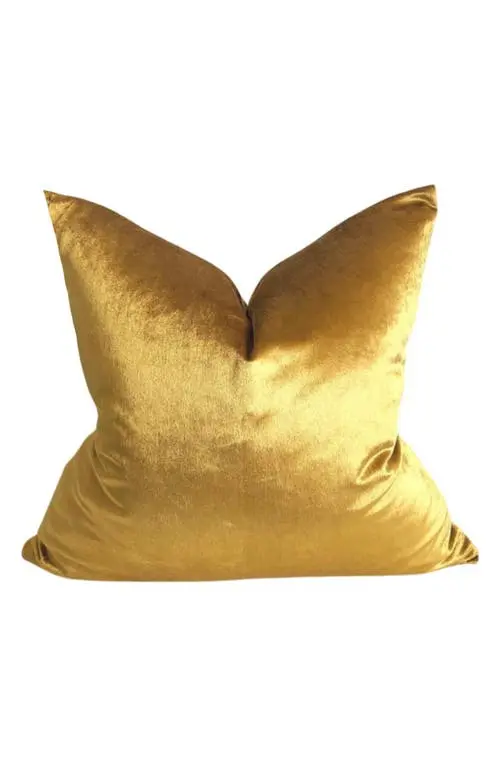 MODISH DECOR PILLOWS Velvet Pillow Cover - Golden Tones