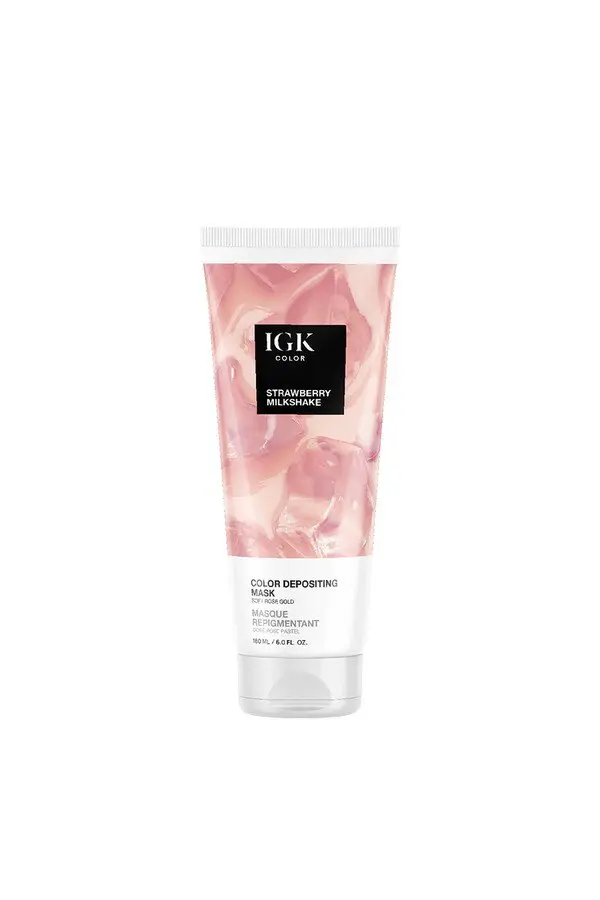 IGK Color Depositing Hair Mask Strawberry Milkshake - Red