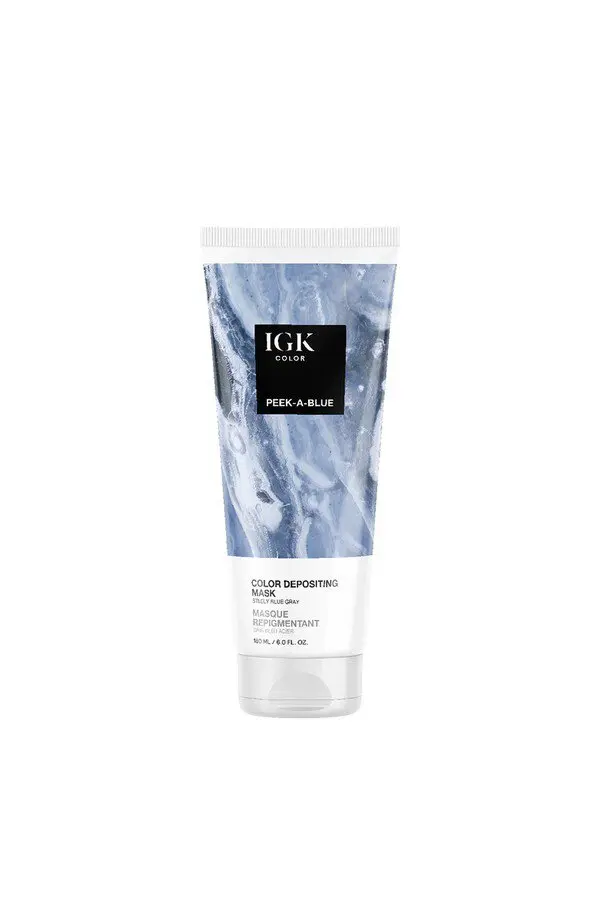 IGK Color Depositing Hair Mask Peek-a - Blue