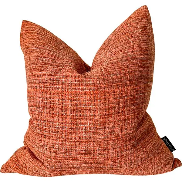 MODISH DECOR PILLOWS Tweed Pillow Cover - Orange Tones