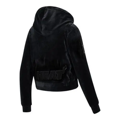 PRO STANDARD Miami Heat Triple Velour Full-zip Hoodie