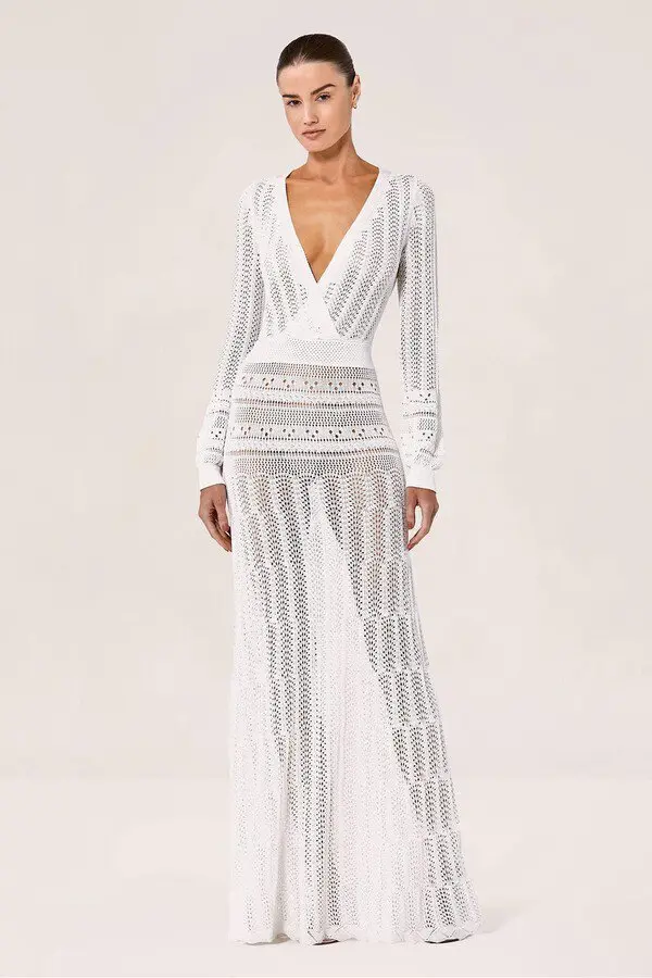 Alexis Ace Dress - White | Editorialist