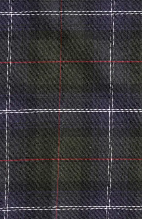 CLIFTON WILSON Plaid Cotton Pocket Square