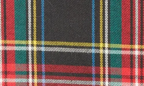 CLIFTON WILSON Holiday Plaid Cotton Pocket Square