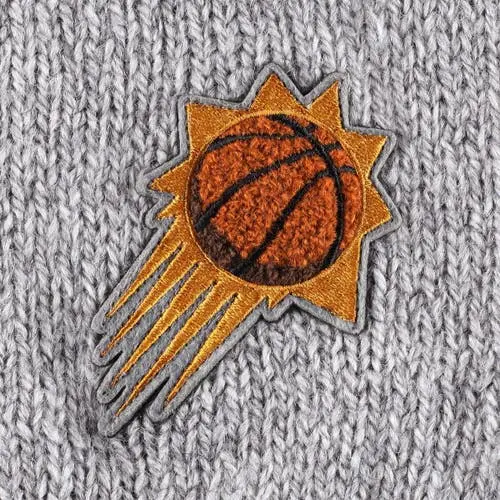 LUSSO Phoenix Suns Scarletts Lantern Sleeve Tri-blend V-neck Pullover Sweater