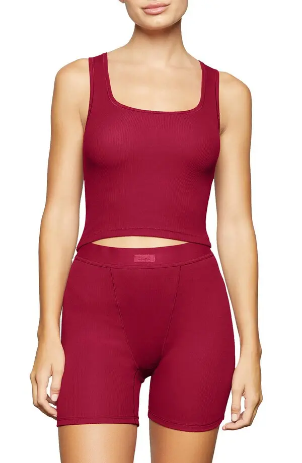 SKIMS Assorted 3-pack Ribbed Stretch Cotton Tanks