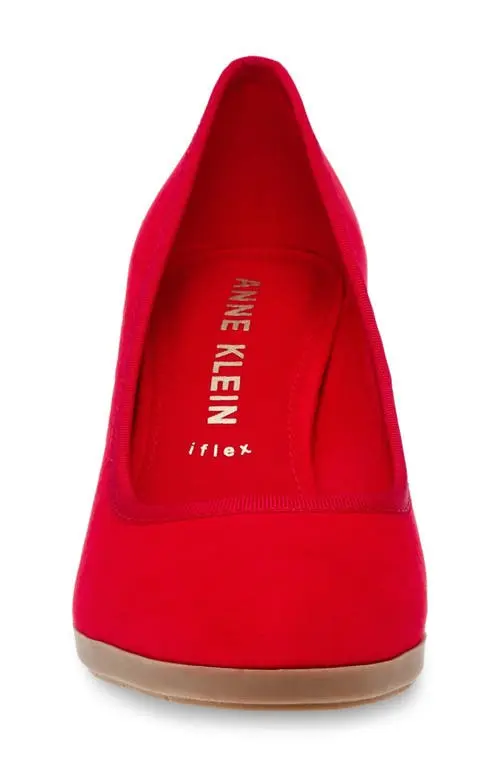 Anne Klein Castana Round-toe Pump - Red