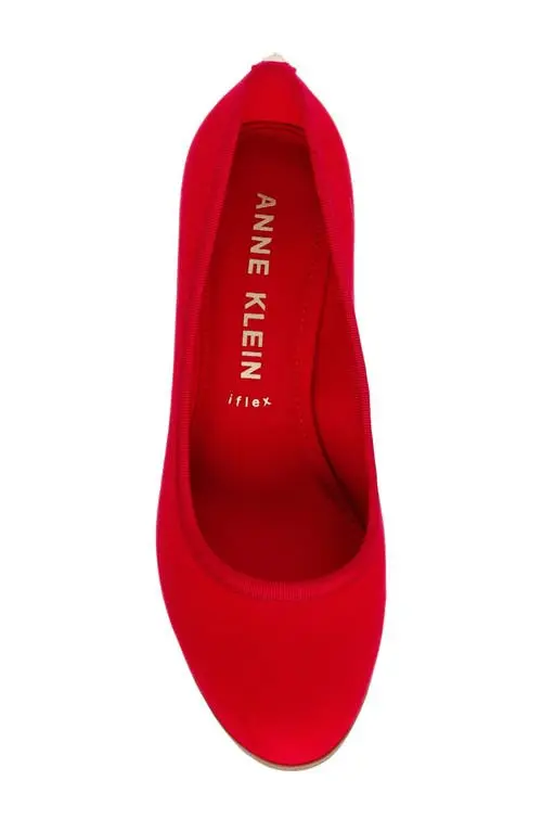 Anne Klein Castana Round-toe Pump - Red