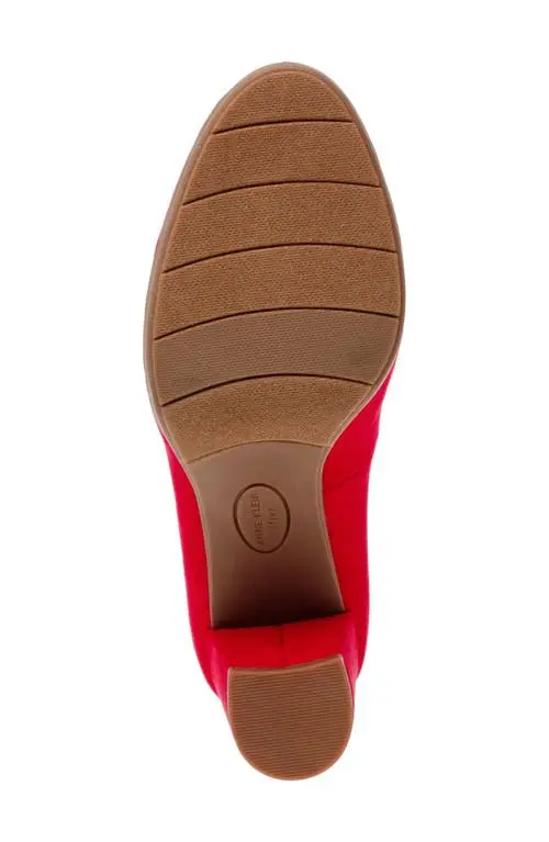 Anne Klein Castana Round-toe Pump - Red