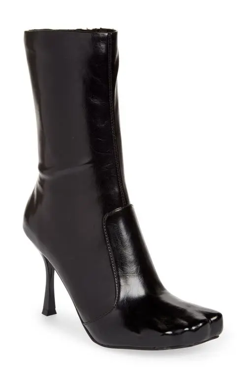 Jeffrey Campbell Visionary Stiletto Boots - Black