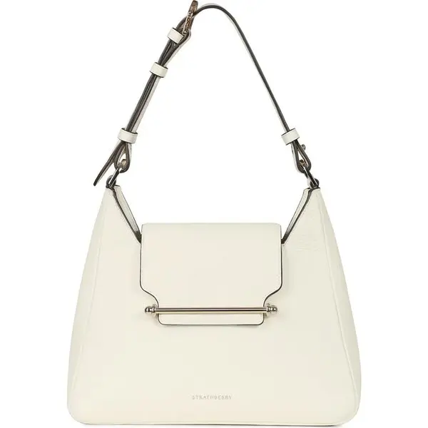 Strathberry Multrees Leather Hobo - Vanilla