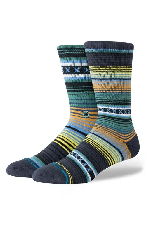 Stance Curren Crew Socks - Deep Teal