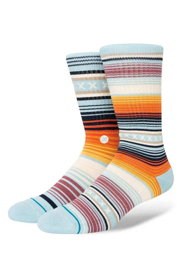Stance Curren Crew Socks - Light Blue