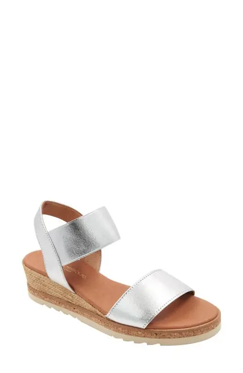 Andre Assous Neveah Espadrille Sandal - Silver