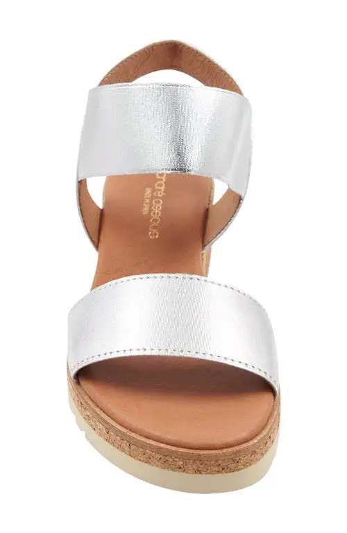 Andre Assous Neveah Espadrille Sandal - Silver