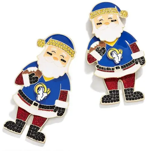 Baublebar Los Angeles Rams Santa Claus Dangle Earrings
