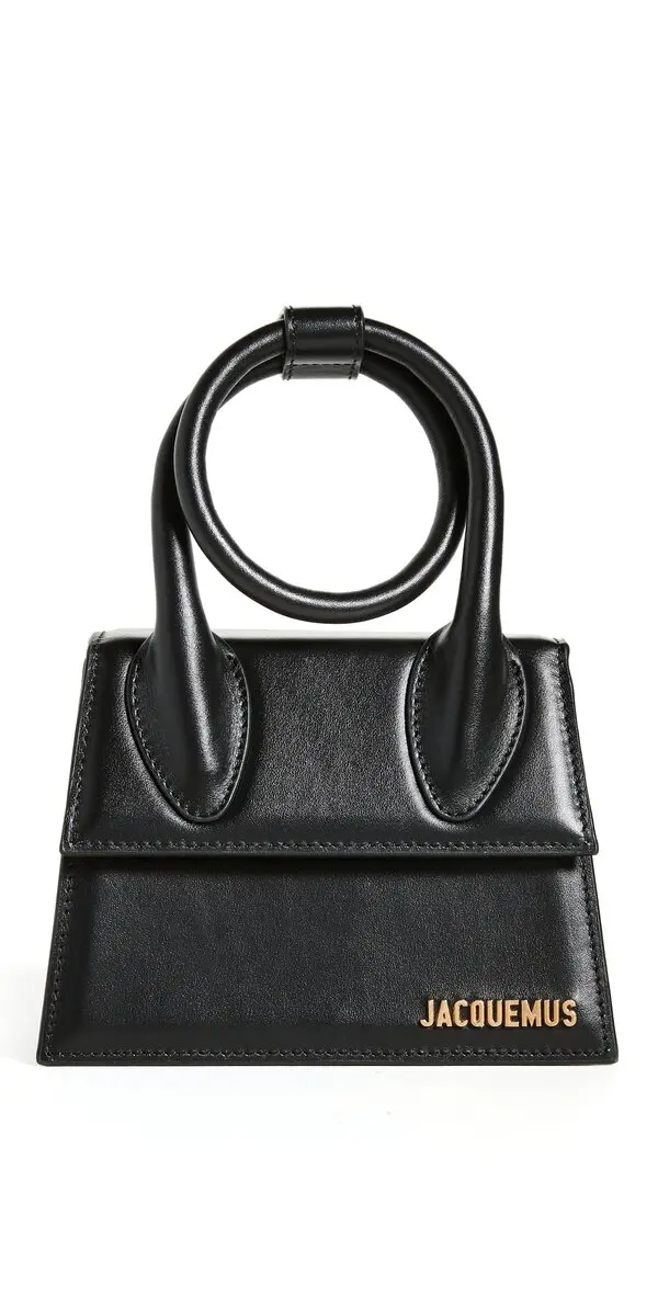 Jacquemus Le Chiquito Noeud Bag - Black