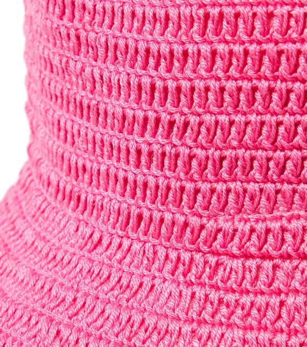 Anna Kosturova Crochet Bucket Hat - Pink