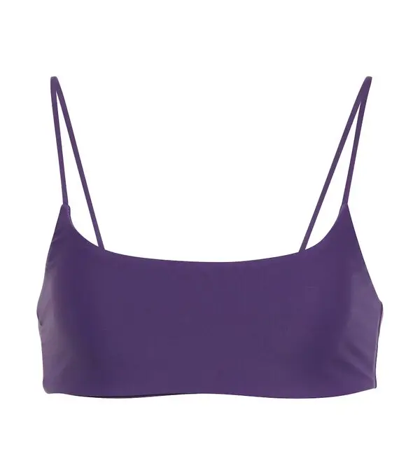 Jade Swim Muse Scoop Bikini Top - Purple