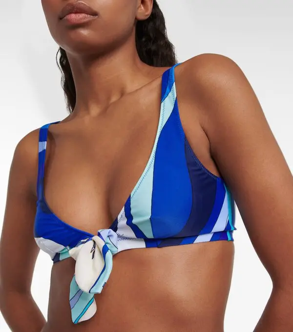 Emilio Pucci Printed Bikini Top