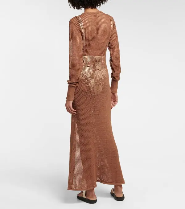 SIR. Dulcie Cotton-blend Maxi Dress