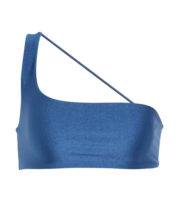 Jade Swim Apex One-shoulder Bikini Top - Blue