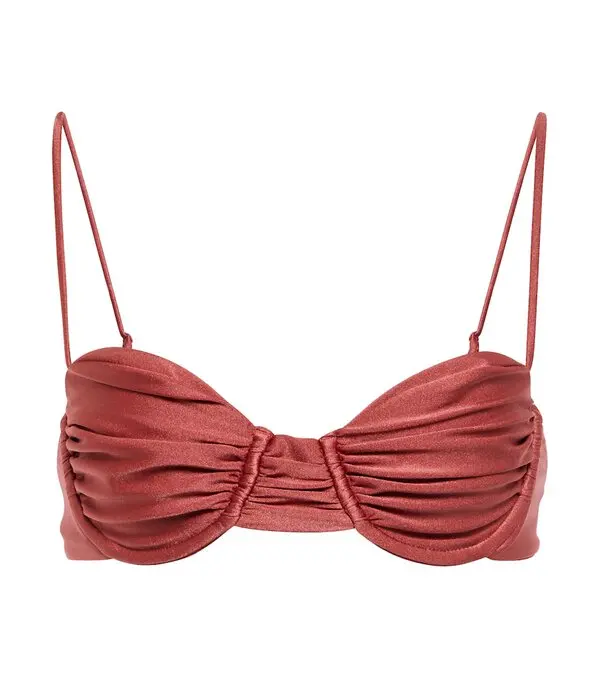 Jade Swim Mia Bikini Top - Pink